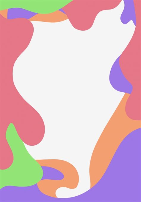 Wavy Border Png Picture Colorful Cute Wavy Poster Border Colorful Cute Wave Poster Border Free