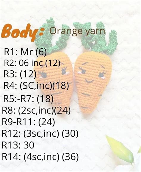 Best 13 Easy No Sew Amigurumi Carrot Free Crochet Pattern Artofit