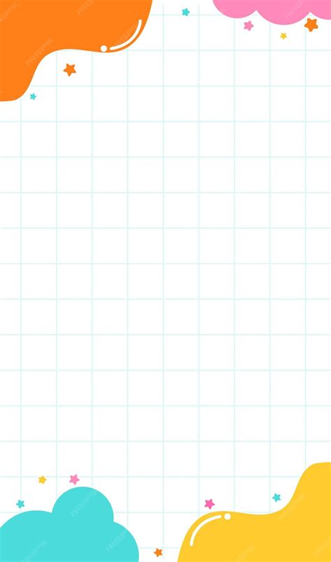 Premium Vector Cute Grid Background Vector