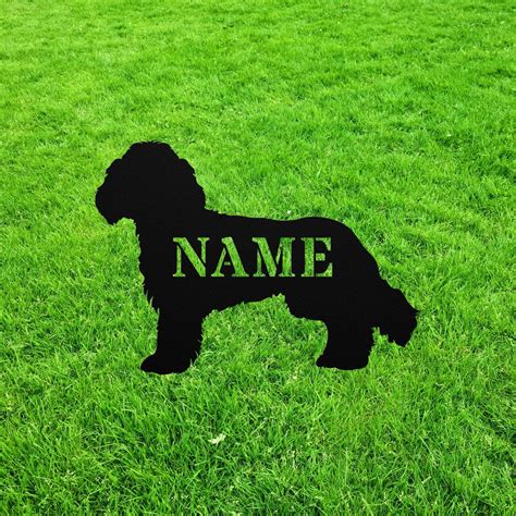 Personalized Cockapoo Statue Stake Custom Cockapoo Dog Outdoor Yard