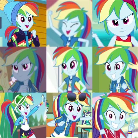 Rainbow Dash Eg Collage By Gametendo64 On Deviantart