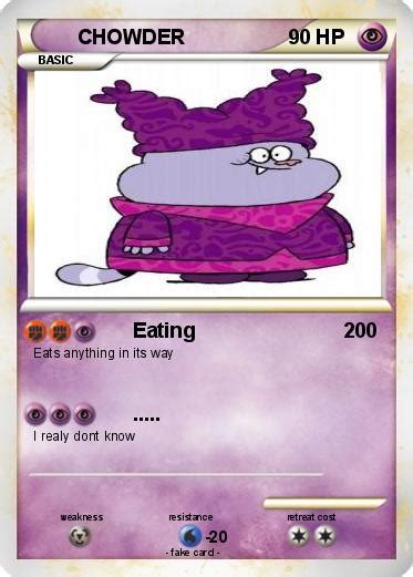 Pokémon Chowder 156 156 Eating My Pokemon Card