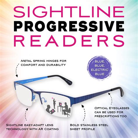 Sightline Multifocus Bespoke Quality Reading Glasses Sightline