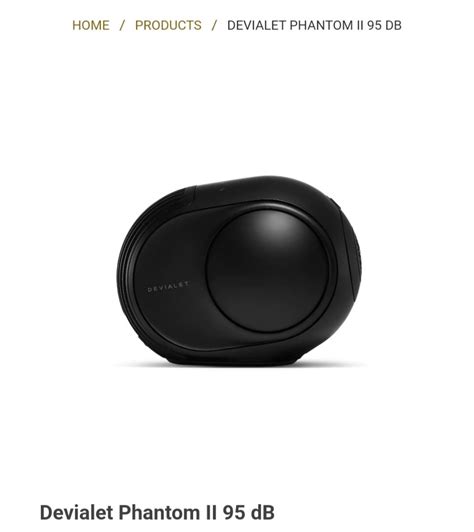 Devialet Phantom Ii 95db Audio Soundbars Speakers And Amplifiers On Carousell