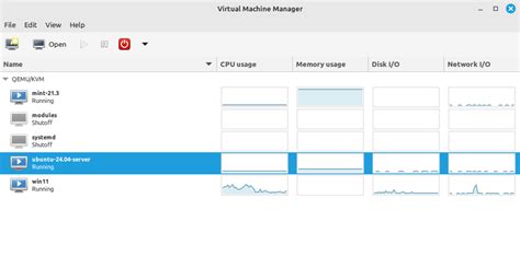 virtual machine manager the graphical interface for qemu cylab be