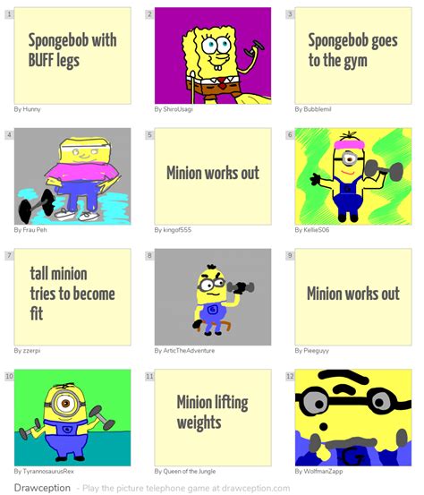 Spongebob With Buff Legs Drawception