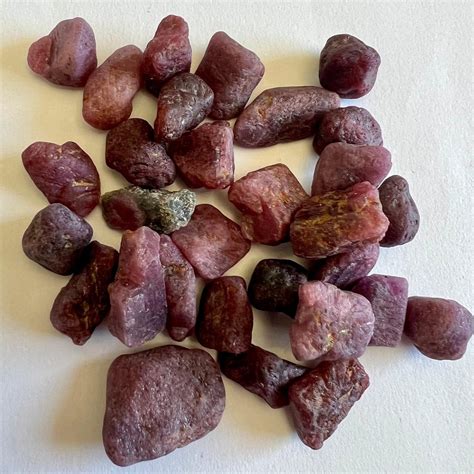 Large Rough Ruby Gemstones 116 Gram Raw Ruby Lot Etsy