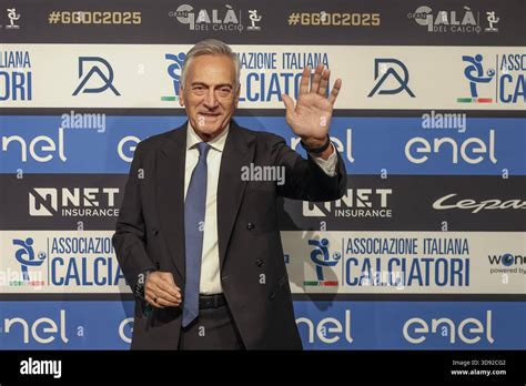 Gabriele Gravina President Of Figc Seen During The Gran Gala Del Calcio