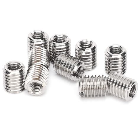 10pcs Threaded Nuts Nut Reducer Nut M6 X 1 0 Female And M10 X 1 5 Male Thread Reducer Self