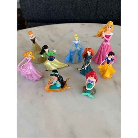 Disney Toys Disney Princess Pvc Figurines 9pack Poshmark