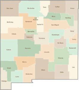 Santa Fe County Map New Mexico Us County Maps