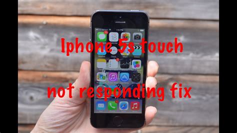 Iphone 5 5c 5s Screen Not Responding Fix YouTube