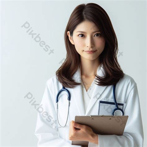 A Asian Cute Lady Docter On Her Duty Png Images Png Free Download