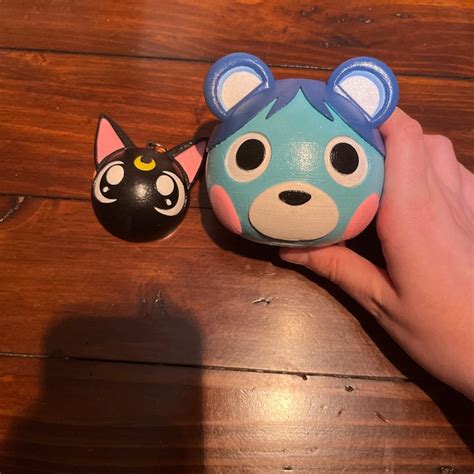 Chibi Anime Girl Handmade Punch Needle Wall Hanging Etsy