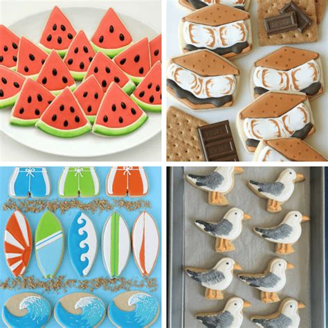 Summer Cookies A Roundup Of Ideas For Summer Decorated Cookies