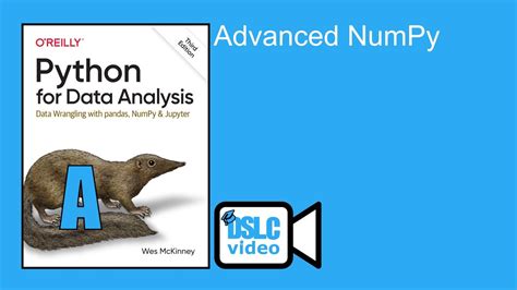 Python For Data Analysis Appendix A Advanced Numpy Part 2 Py4da02 A