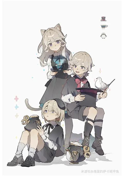 【枫丹角色绘画】x 花瓣网