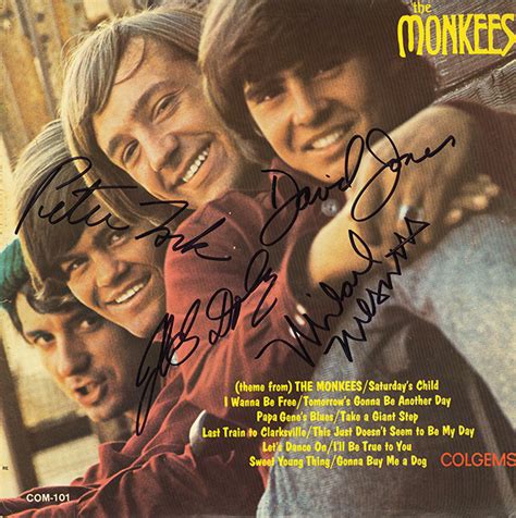 The Monkees Album Autographed Collectible