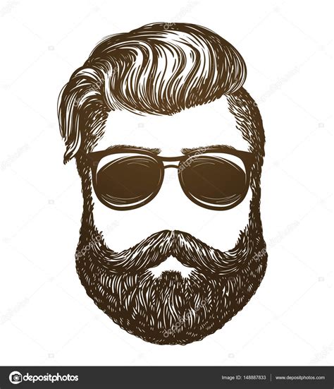 Glasses Drawing Hipster