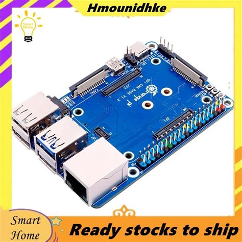 บอร์ดฐาน Orange Pi Cm4 พร้อมช่องเสียบ M2 M Key รองรับ Gigabit Ethernet