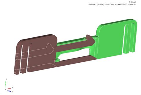 os e 0160 nonlinear static analysis of snap fit assembly using