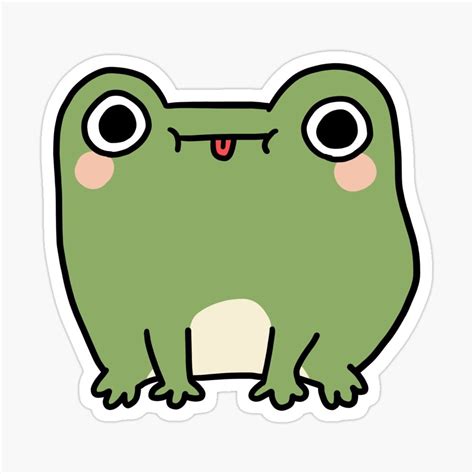 Frog Sticker For Sale By Nikamii Cute Laptop Stickers Cute