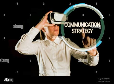 Writing Displaying Text Communication Strategy Business Idea Verbal Nonverbal Or Visual Plans