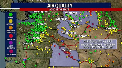 Wildfire Smoke Moving Into Western Washington Friday Fox 13 Seattle