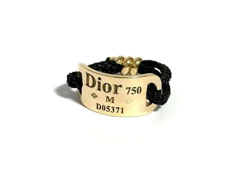Christian Dior Mens Gormet Couture Ring In 18k Yellow Gold Ref1913538 Joli Closet