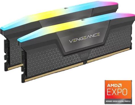 Corsair Vengeance Rgb 64gb 2 X 32gb 288 Pin Pc Ram Ddr5 6000 Pc5 48000 Desktop Memory Model