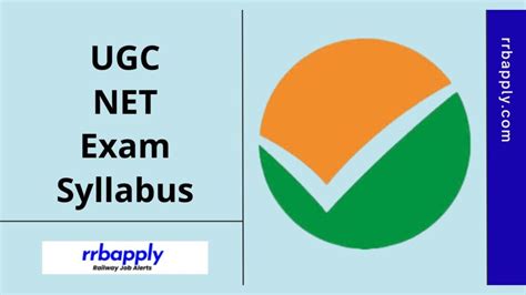 UGC NET Syllabus Download Syllabus PDF For All Subjects RRBApply Com