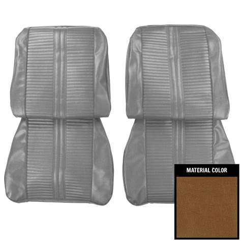 Pui Interiors 1963 Pontiac Grand Prix Saddle Front Bucket Seat Covers