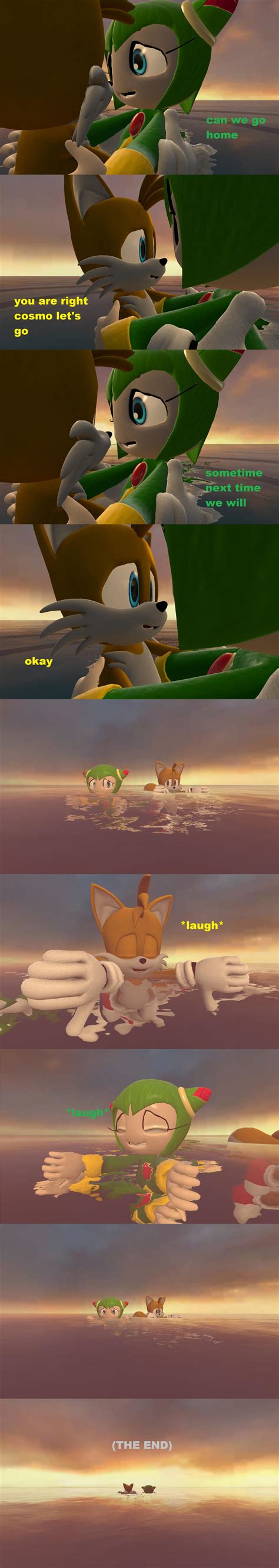 Tails And Cosmo Are Sailing Home By Tailsandcosmoxcream On Deviantart