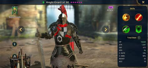 Raid Shadow Legends Knight Errant Build Artifacts And Masteries Guide