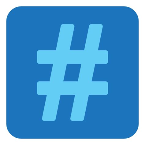 Hash Key Generic Color Fill Icon