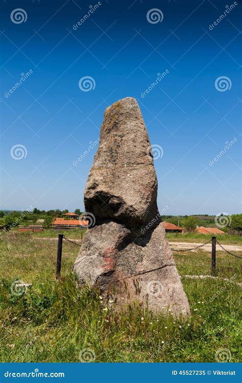 Menhir Stone Chuchul Stock Image Image Of Fertility 45527235