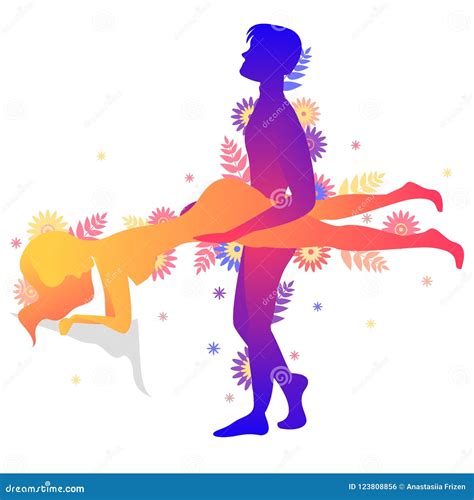 Kama Sutra Sexual Pose The Plough Stock Vector Illustration Of Body