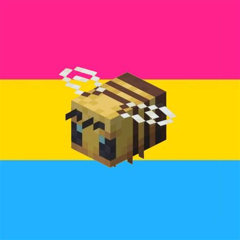 Minecraft Bee Pansexual Icon