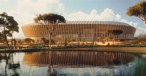 Gallery Of Populous Unveils Design For A New Stadium For A S Roma In