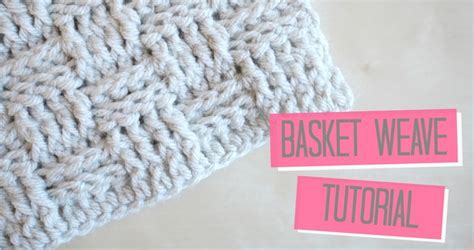 How To Crochet Basket Weave Stitch Step By Step Tutorial