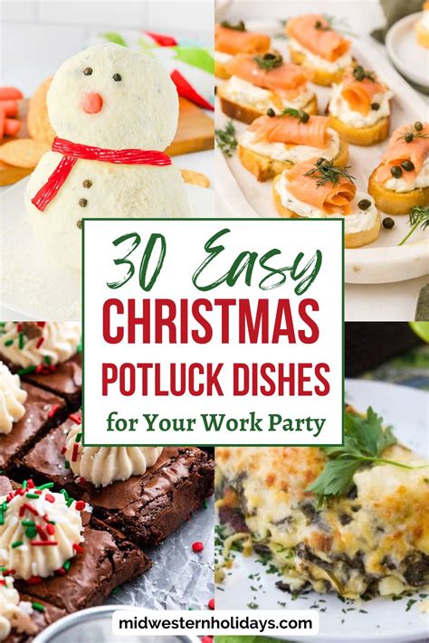 Christmas Potluck Dishes For Work Midwestern Holidays