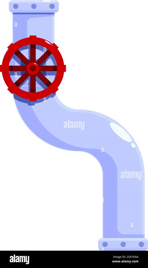 Pipeline System With A Valve Is Controlling The Flow Of Liquids Or