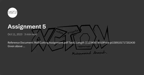 assignment 5
