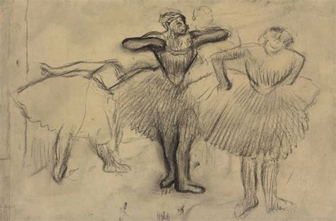 Edgar Degas Charcoal Drawings