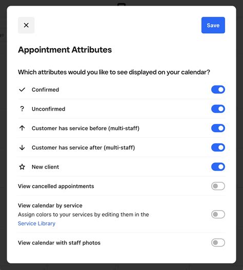 Set Up Calendar View Filters For Appointments Square Support Centre