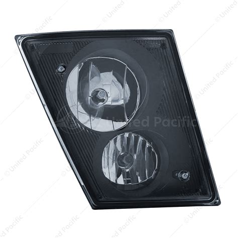 Black Fog Driving Light Assembly For 2003 2017 Volvo