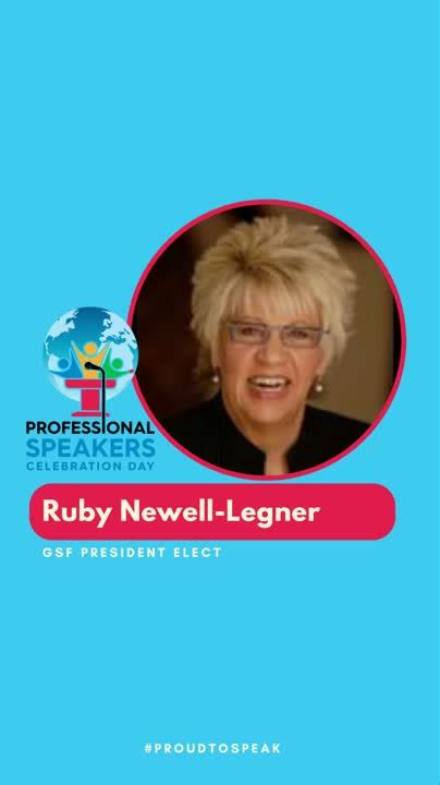 Video Global Speakers Federation On Linkedin Ruby Newell Legner Gsf President Electmp4