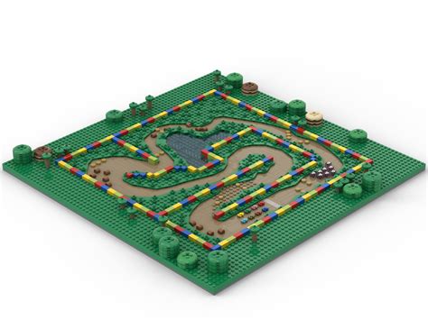 I Recreated All The Original Snes Tracks From Super Mario Kart As Lego