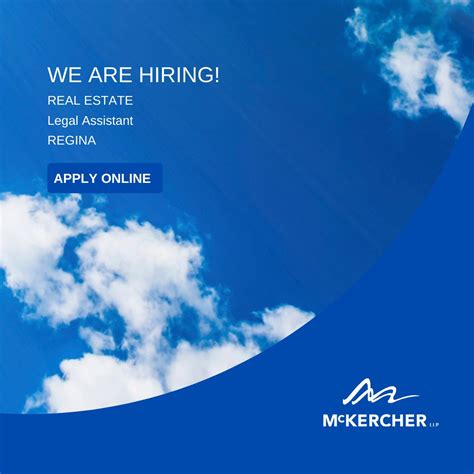 Mckercher Llp On Linkedin Admcklegalassistant Real Estate Reginajan2023 Pdf