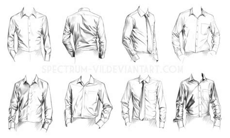 Image Result For How To Draw Manga Dress Shirt Drawing Clothes